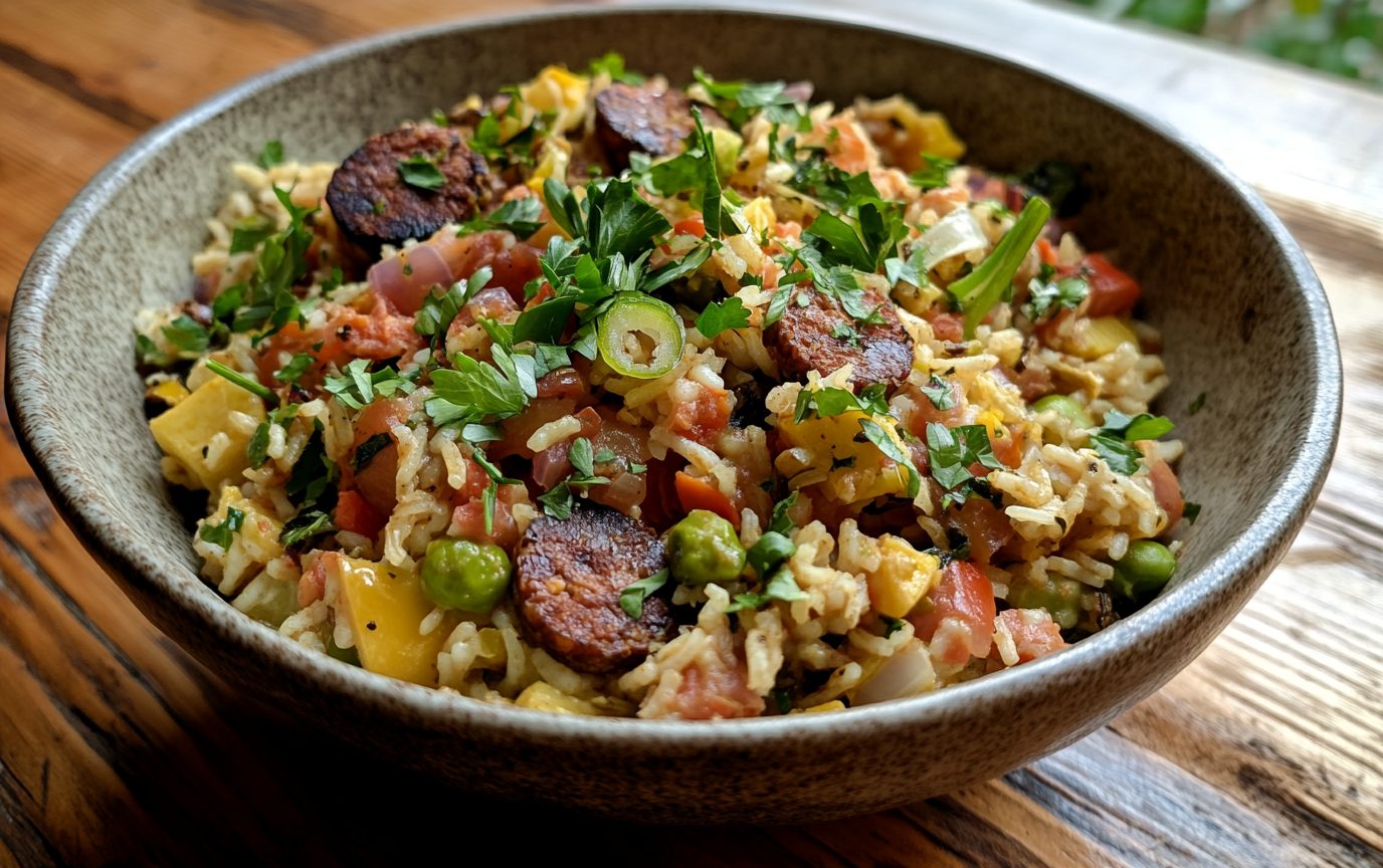 Plant-Based Creole Rice - Light Orange Bean