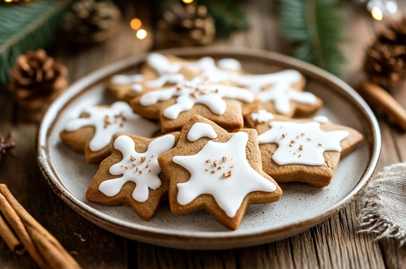 Vegan Spiced Ginger Cookies - Light Orange Bean