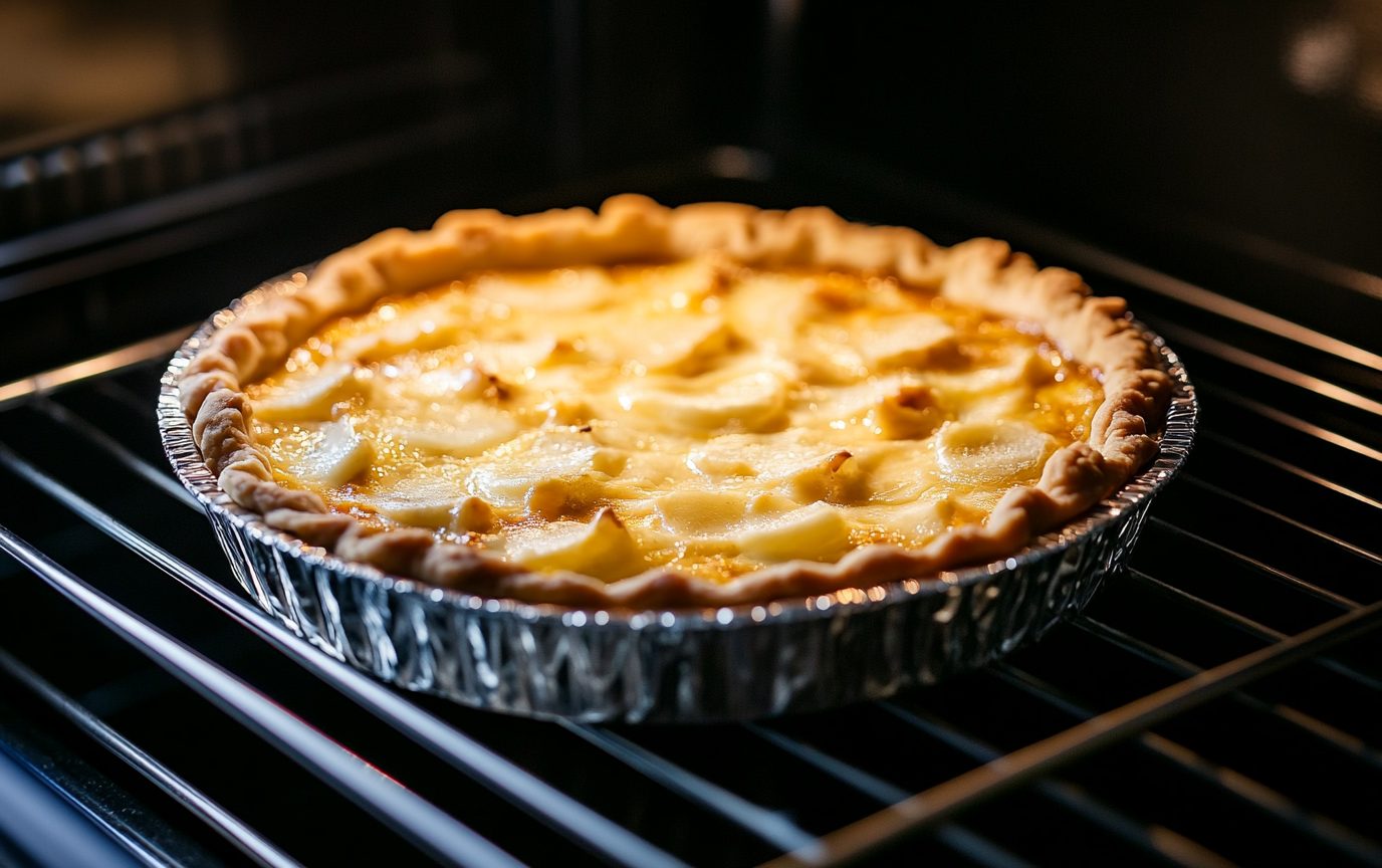 Plant-Based Apple Tart - Light Orange Bean
