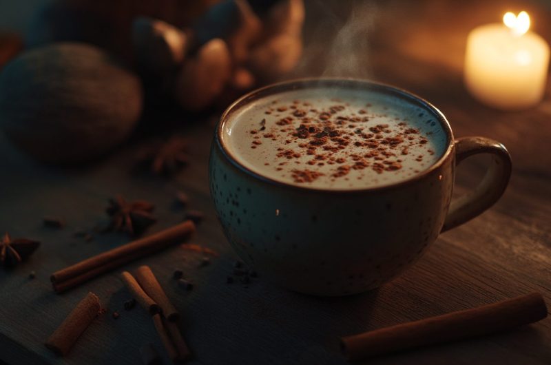 Vegan Spiced Hot Cocoa - Light Orange Bean