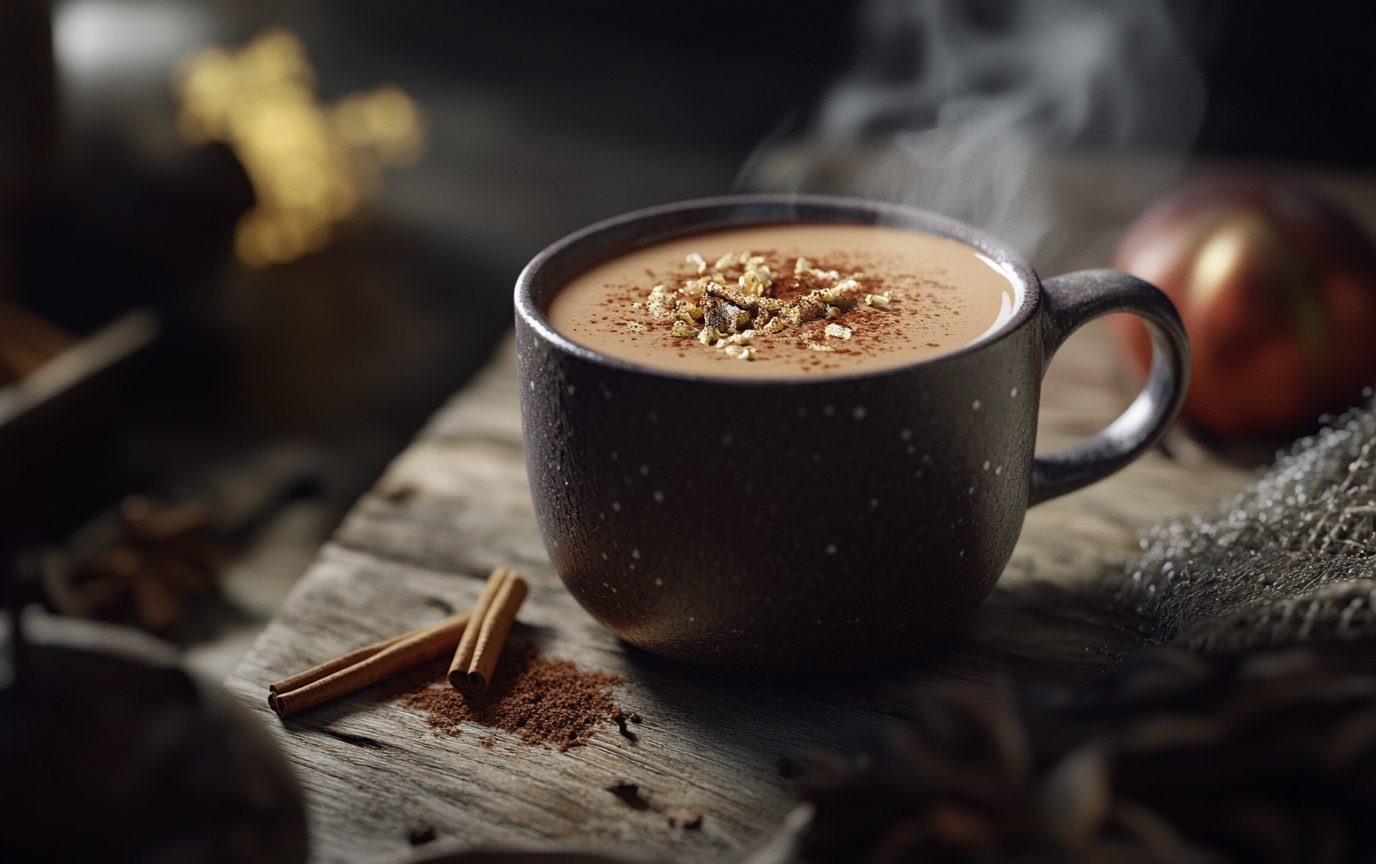 Vegan Spiced Hot Cocoa - Light Orange Bean