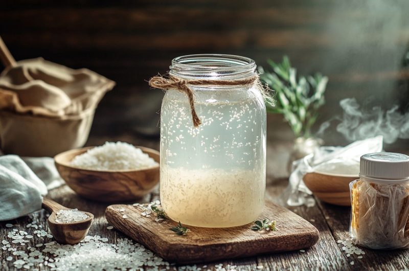 Authentic Fermented Rice Water - Light Orange Bean