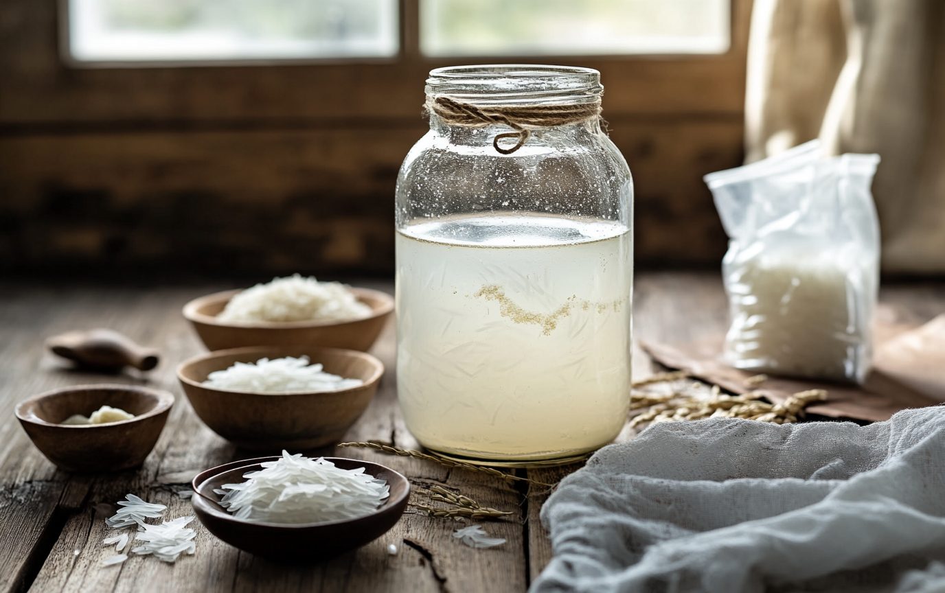 Authentic Fermented Rice Water - Light Orange Bean