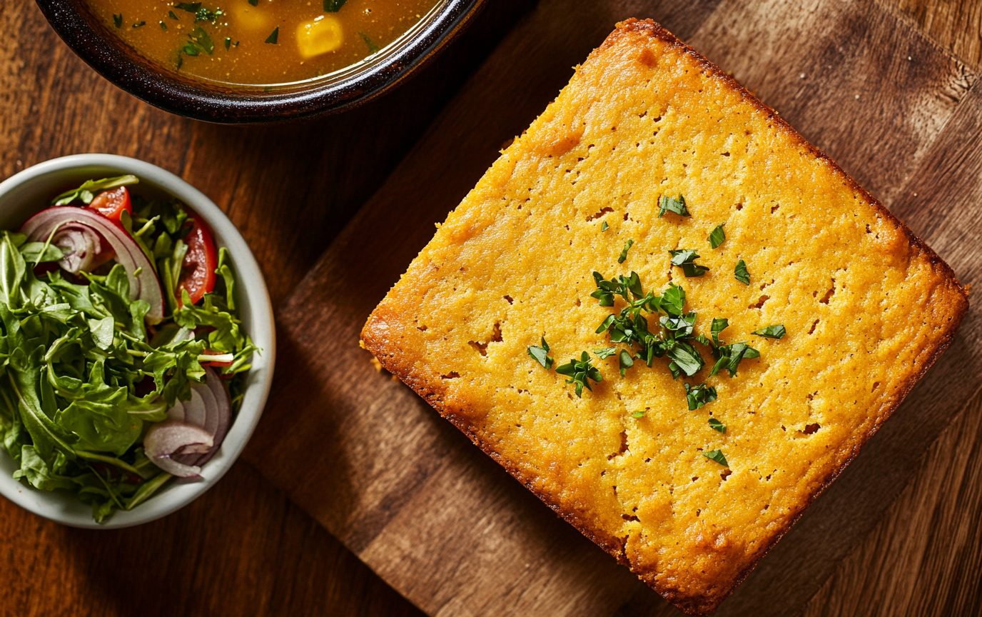 Homestyle Vegan Cornbread - Light Orange Bean