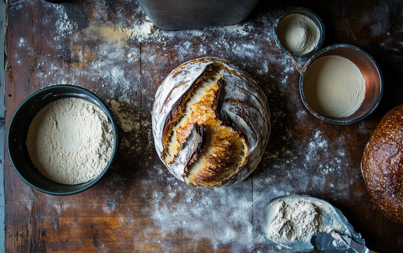 Plant-Based Sourdough Loaf - Light Orange Bean