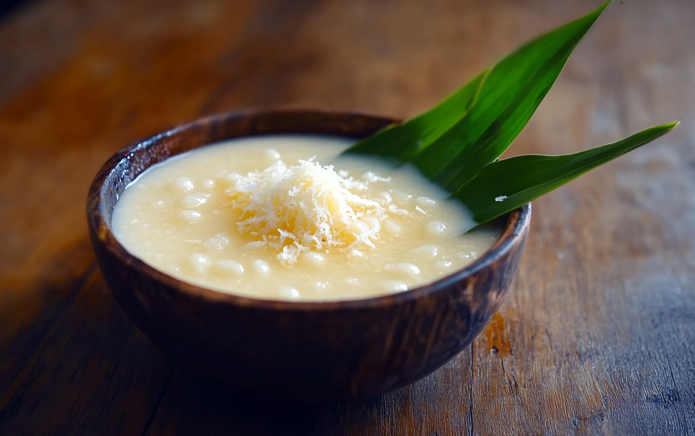 9 Sago Dessert Recipes - Light Orange Bean