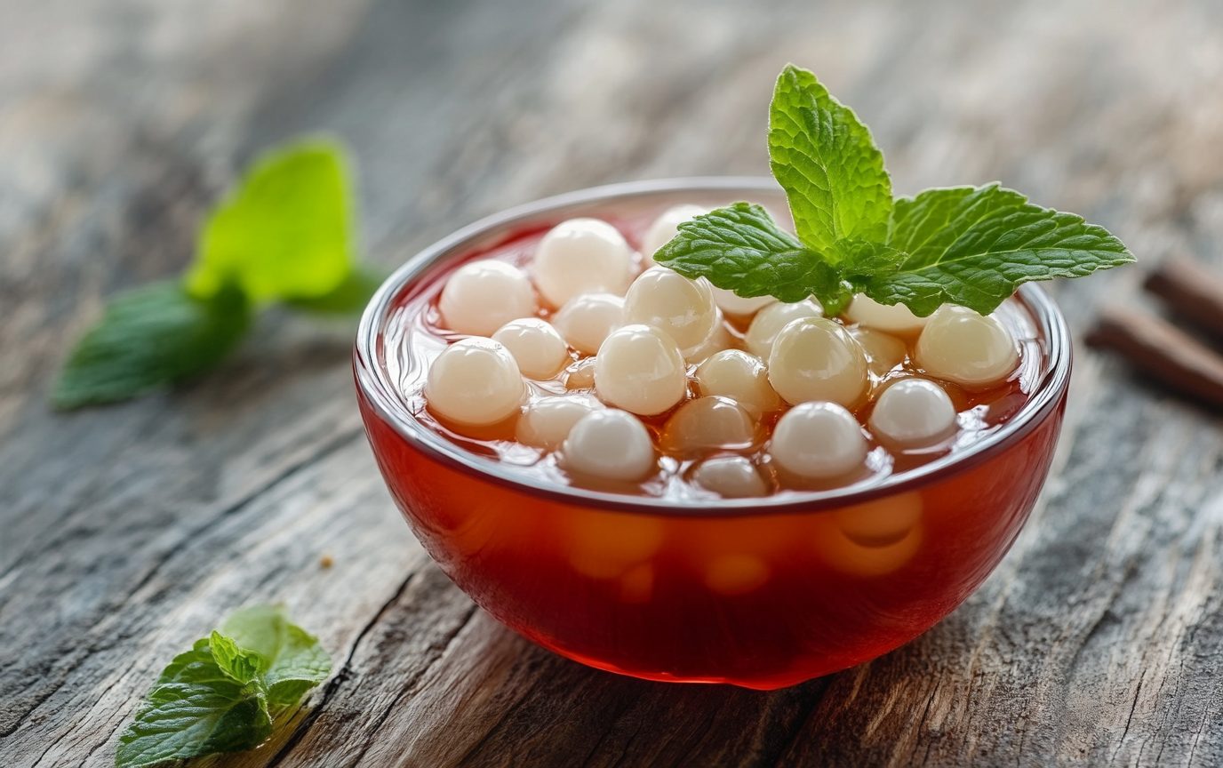 Gelatinated Pearl Delight - Light Orange Bean