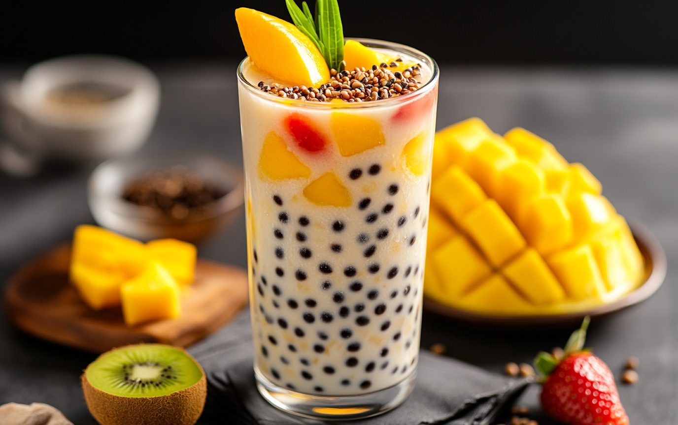 Tropical Fruit Pearls - Light Orange Bean