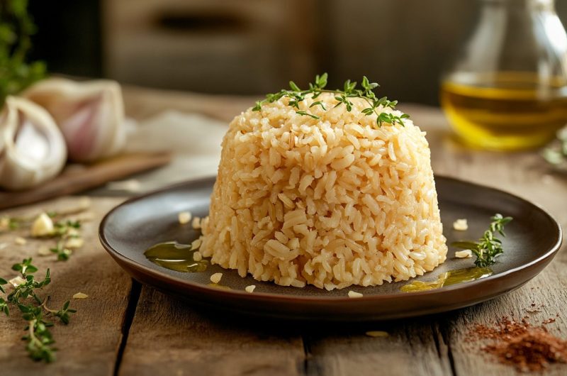 Easy Rice Cooker Brown Rice - Light Orange Bean