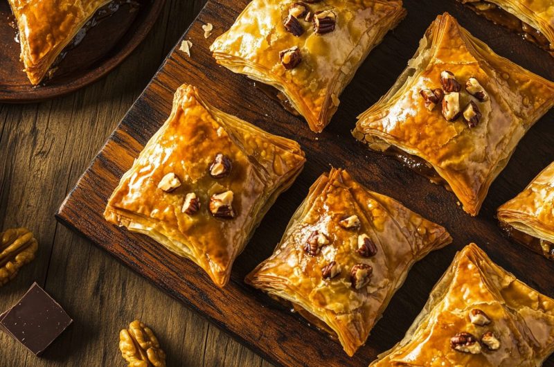 Chocolate Maple Nut Pastries - Light Orange Bean