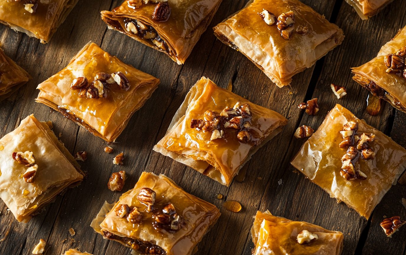 Chocolate Maple Nut Pastries - Light Orange Bean