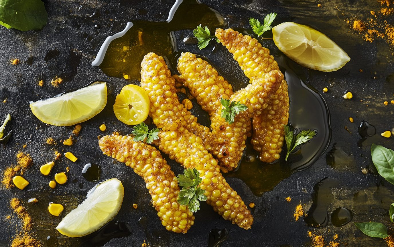 Crispy Corn Ribs - Light Orange Bean