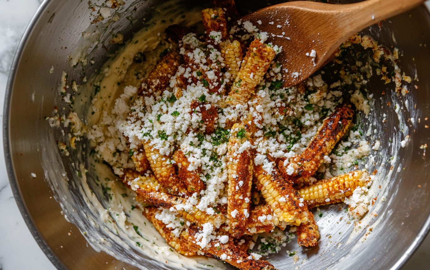 Grilled Corn Ribs - Light Orange Bean