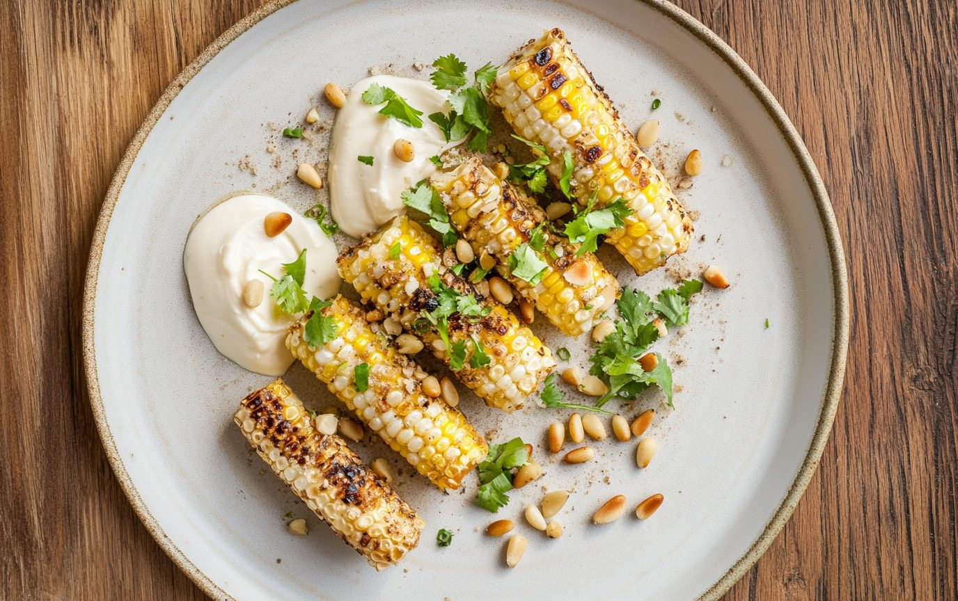Crispy Vegan Corn Ribs - Light Orange Bean