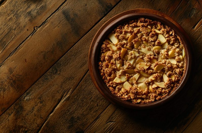 Crispy Apple Crumble - Light Orange Bean