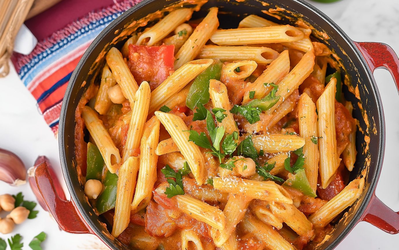 Spicy Creole Pasta - Light Orange Bean