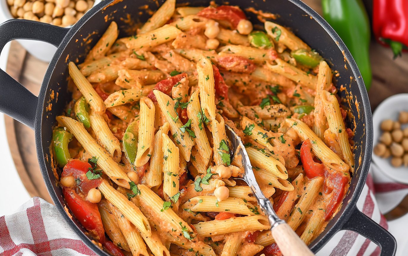 Spicy Creole Pasta - Light Orange Bean