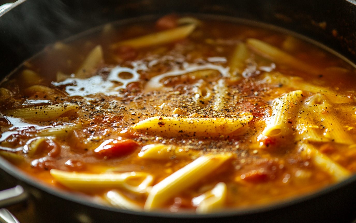 Spicy Creole Pasta - Light Orange Bean