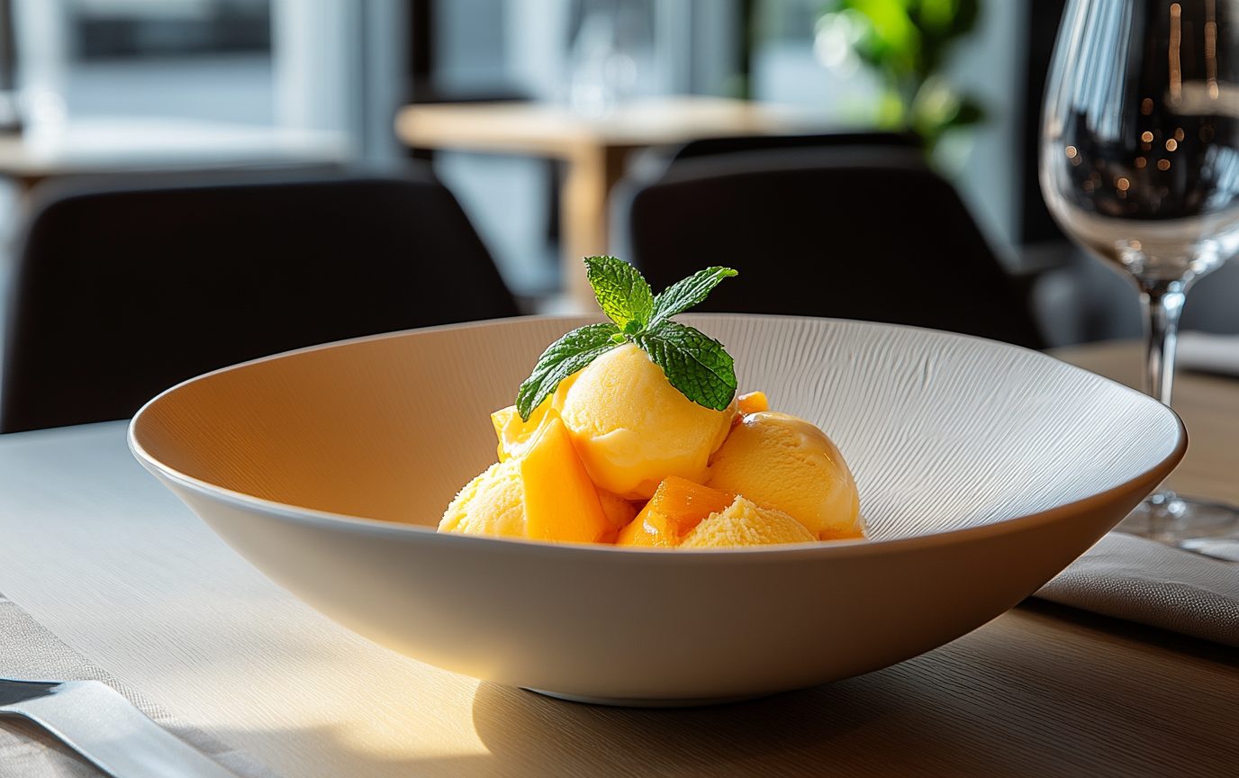 No Chum Mango Cream Scoop - Light Orange Bean