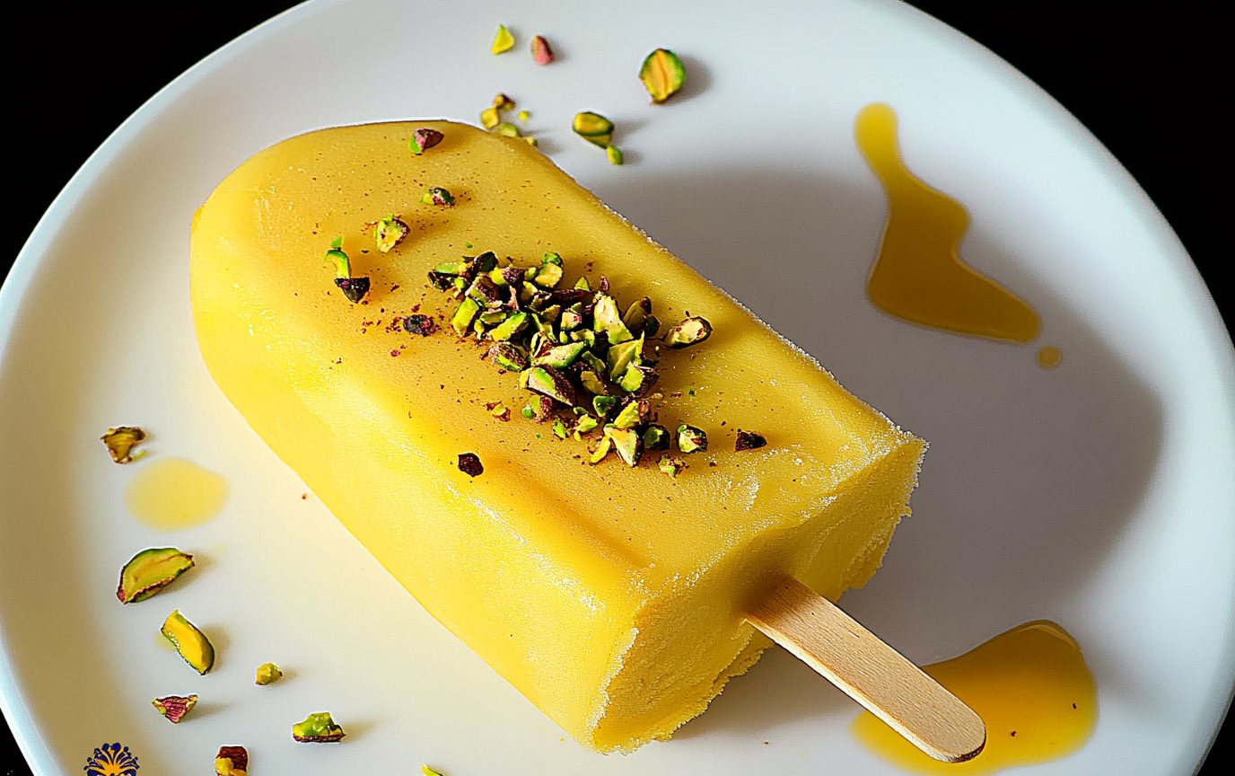 Refreshing Mango Ice Pop - Light Orange Bean