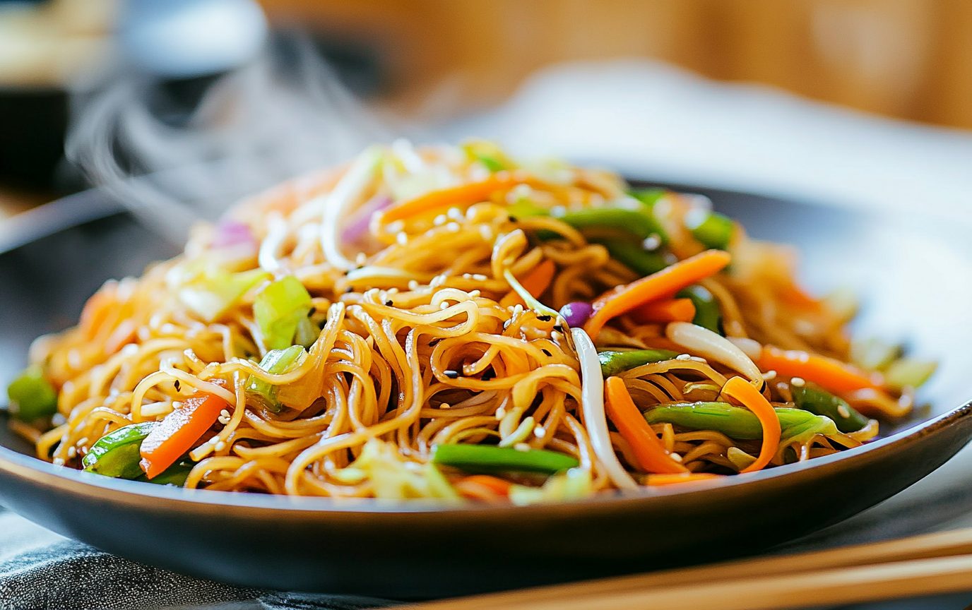Vegan Chow Mein Fun - Light Orange Bean