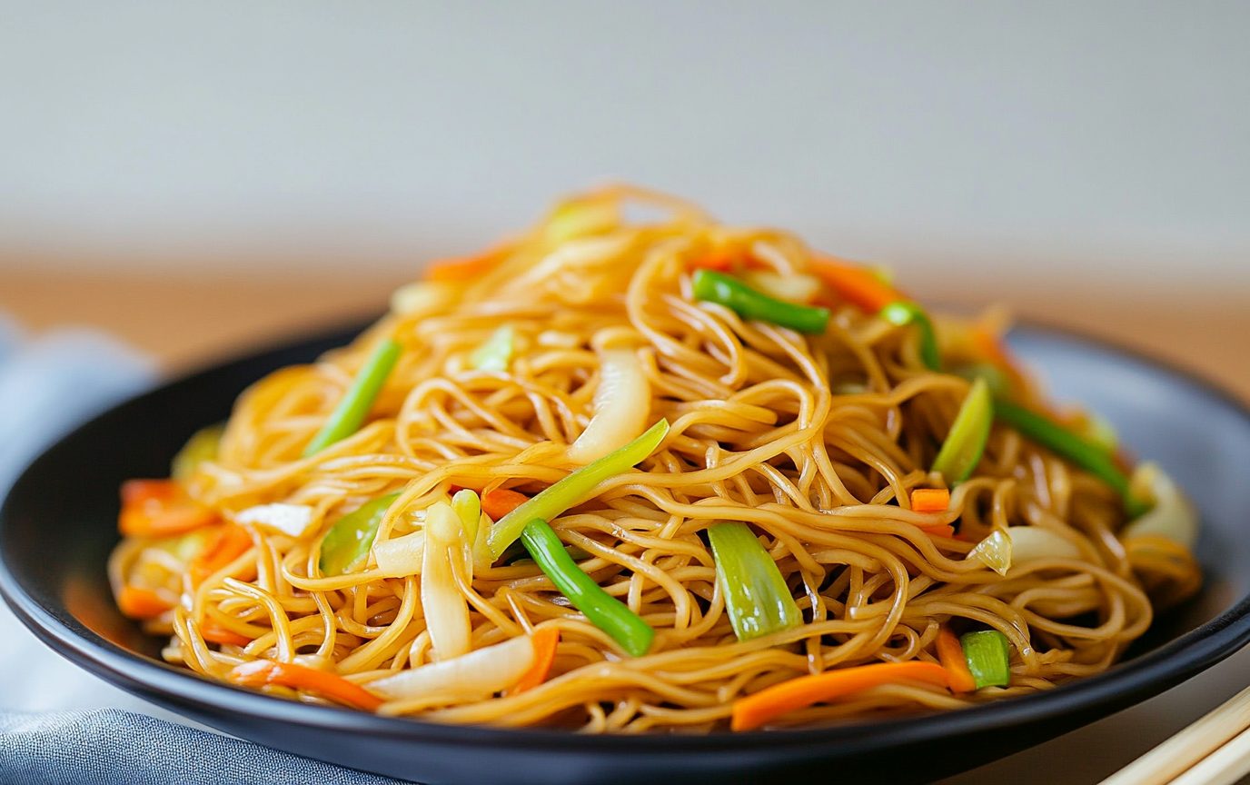 Vegan Chow Mein Fun - Light Orange Bean