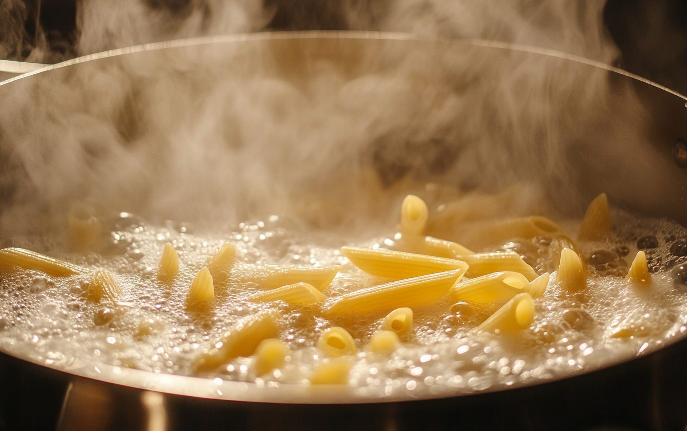 Simple Penne Pomodoro - Light Orange Bean