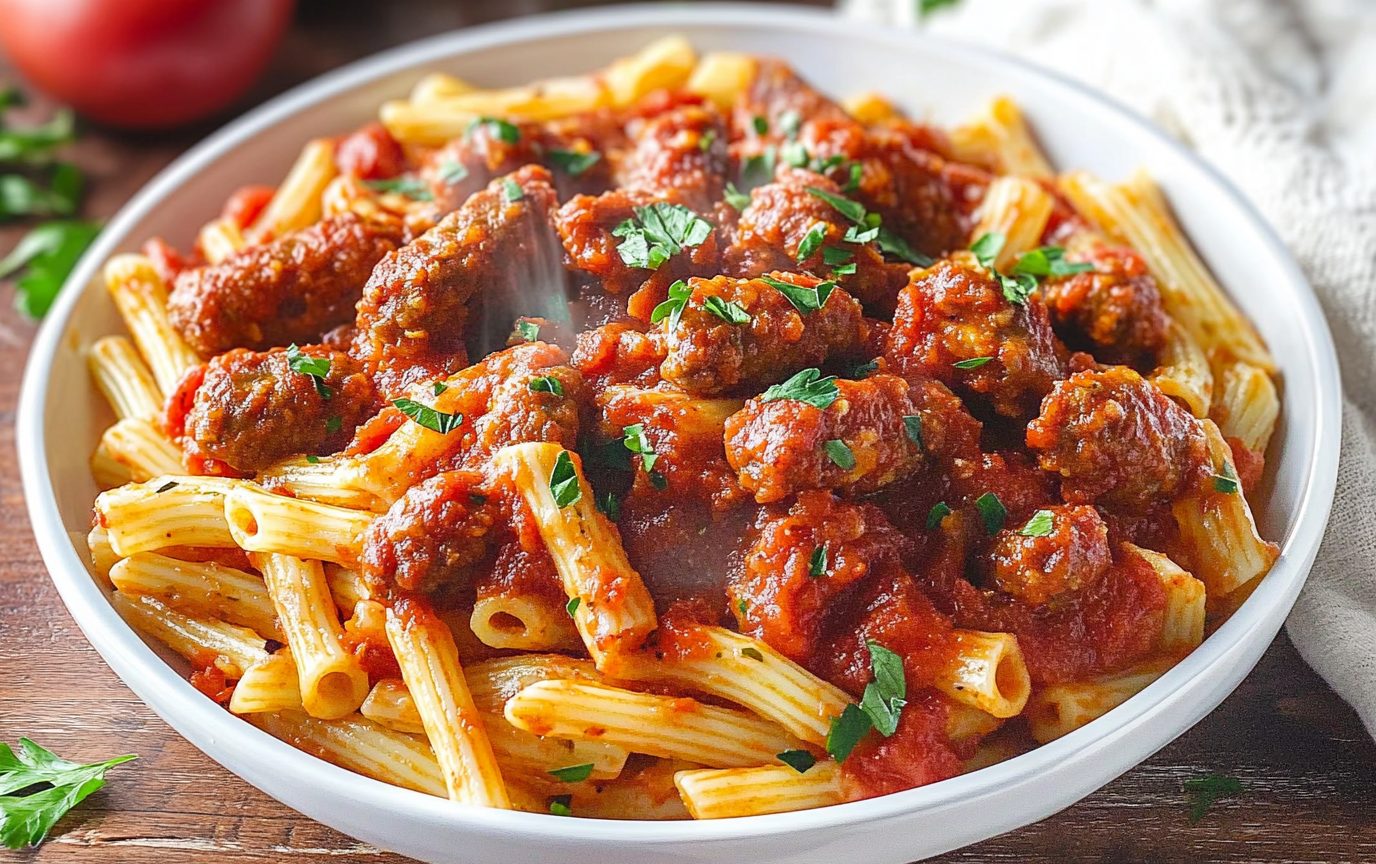 Spicy Tomato Pasta - Light Orange Bean
