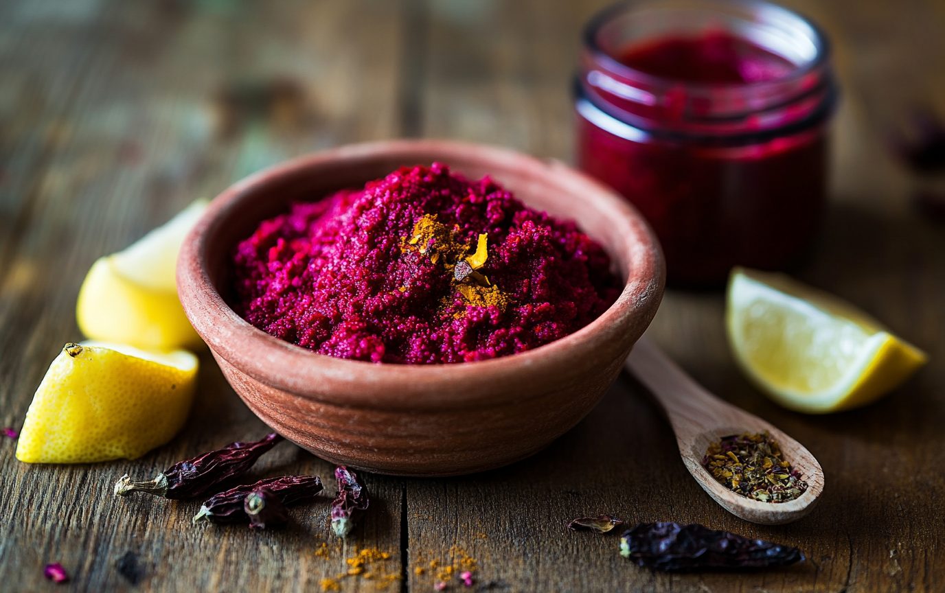 Easy Floral Harissa Paste - Light Orange Bean