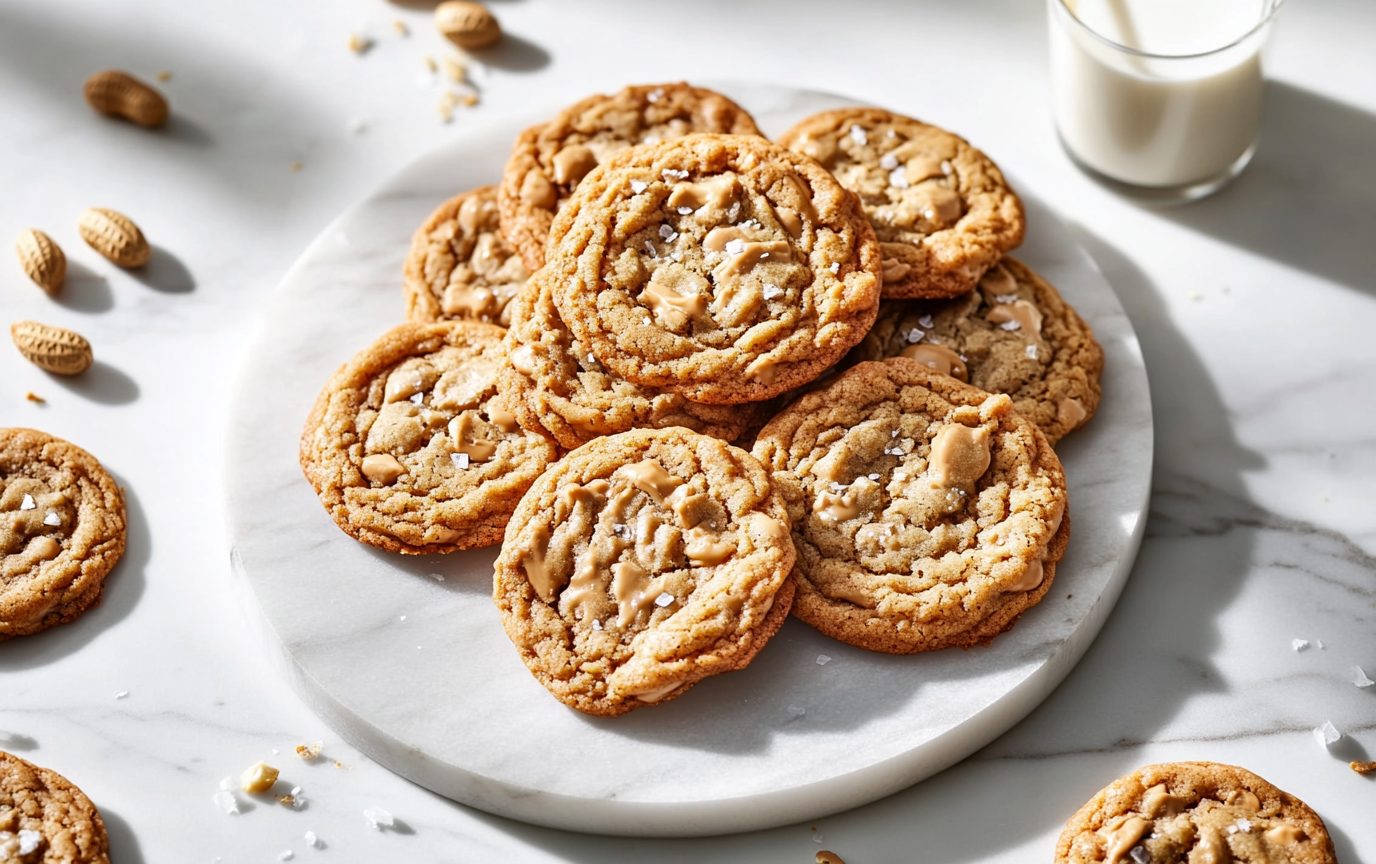 One-Bowl Vegan Peanut Butter Cookies - Light Orange Bean