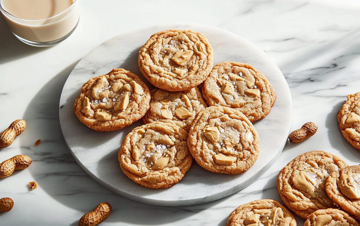 One-Bowl Vegan Peanut Butter Cookies - Light Orange Bean