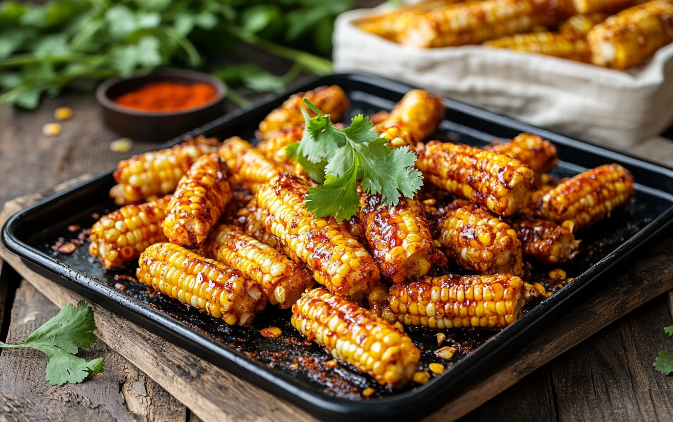 Spiced Corn Ribs - Light Orange Bean