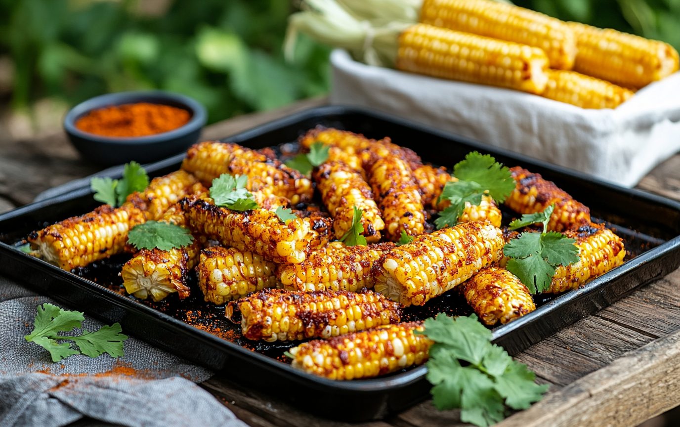 Spiced Corn Ribs - Light Orange Bean
