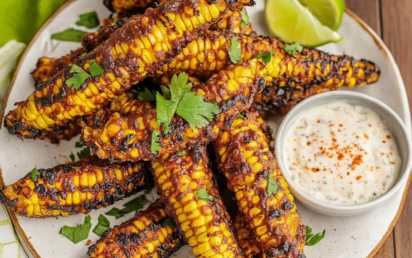 Easy BBQ Corn Fingers - Light Orange Bean