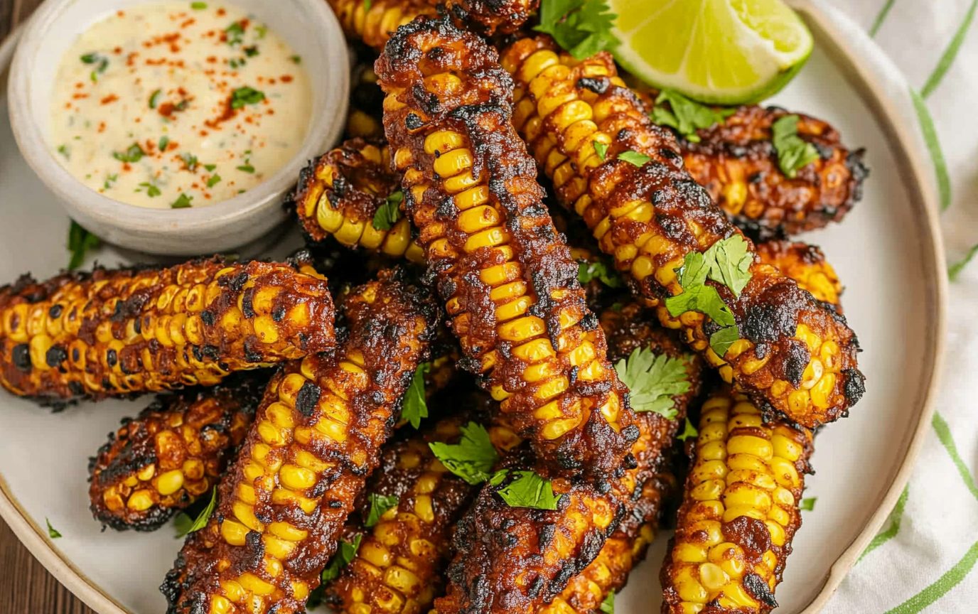 Easy BBQ Corn Fingers - Light Orange Bean