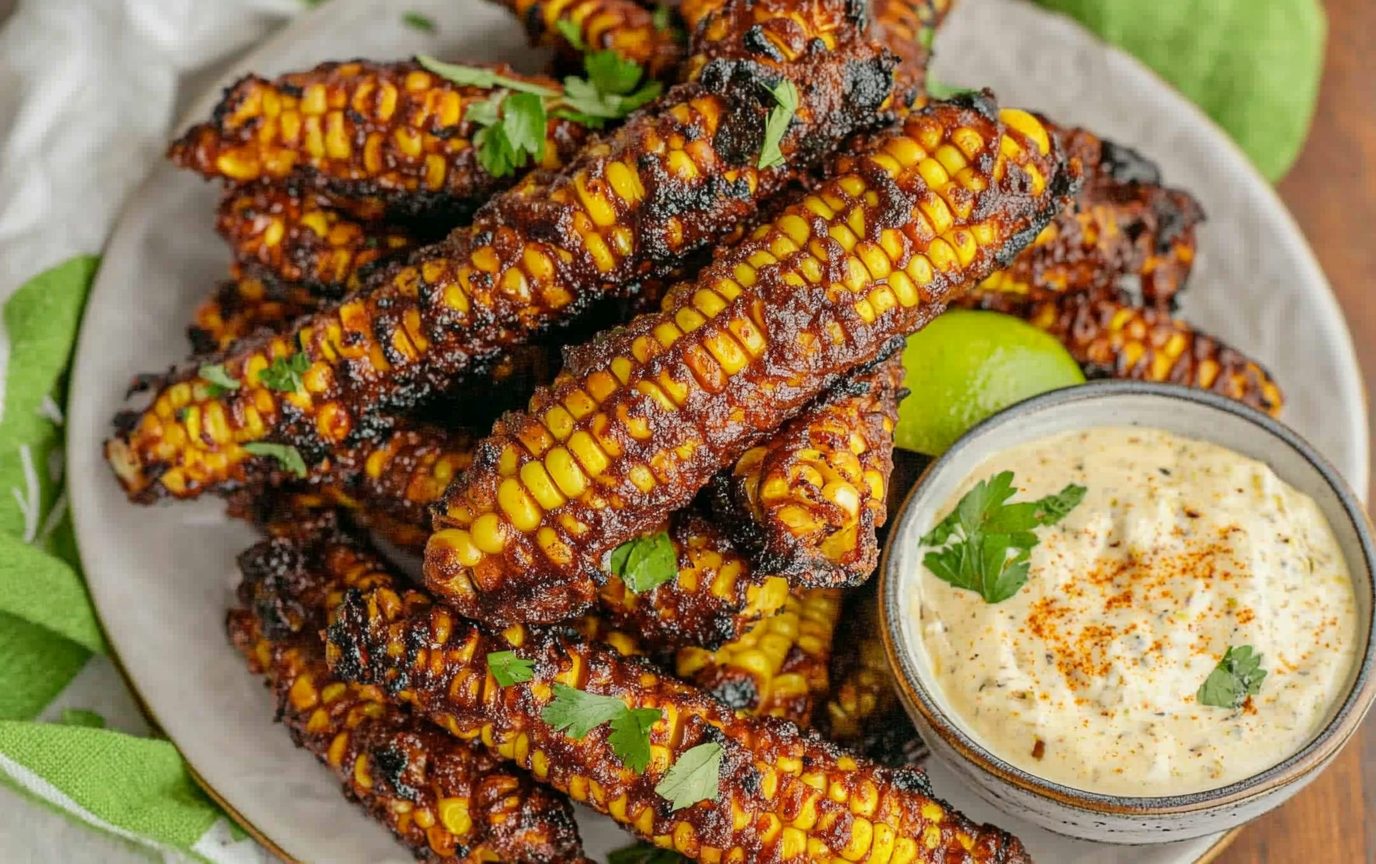 Easy BBQ Corn Fingers - Light Orange Bean