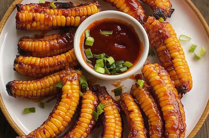 Spicy BBQ Corn Ribs - Light Orange Bean