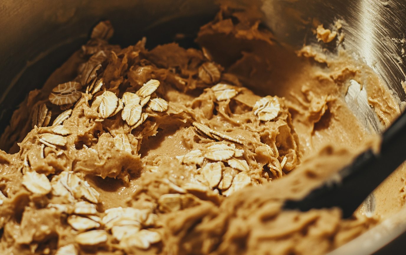 Easy No-Bake PB Cookies - Light Orange Bean