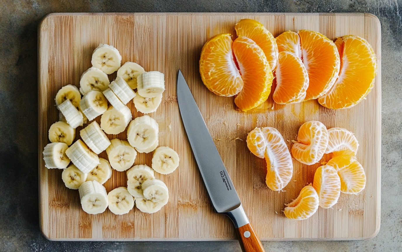 Creamy Banana Orange Smoothie - Light Orange Bean