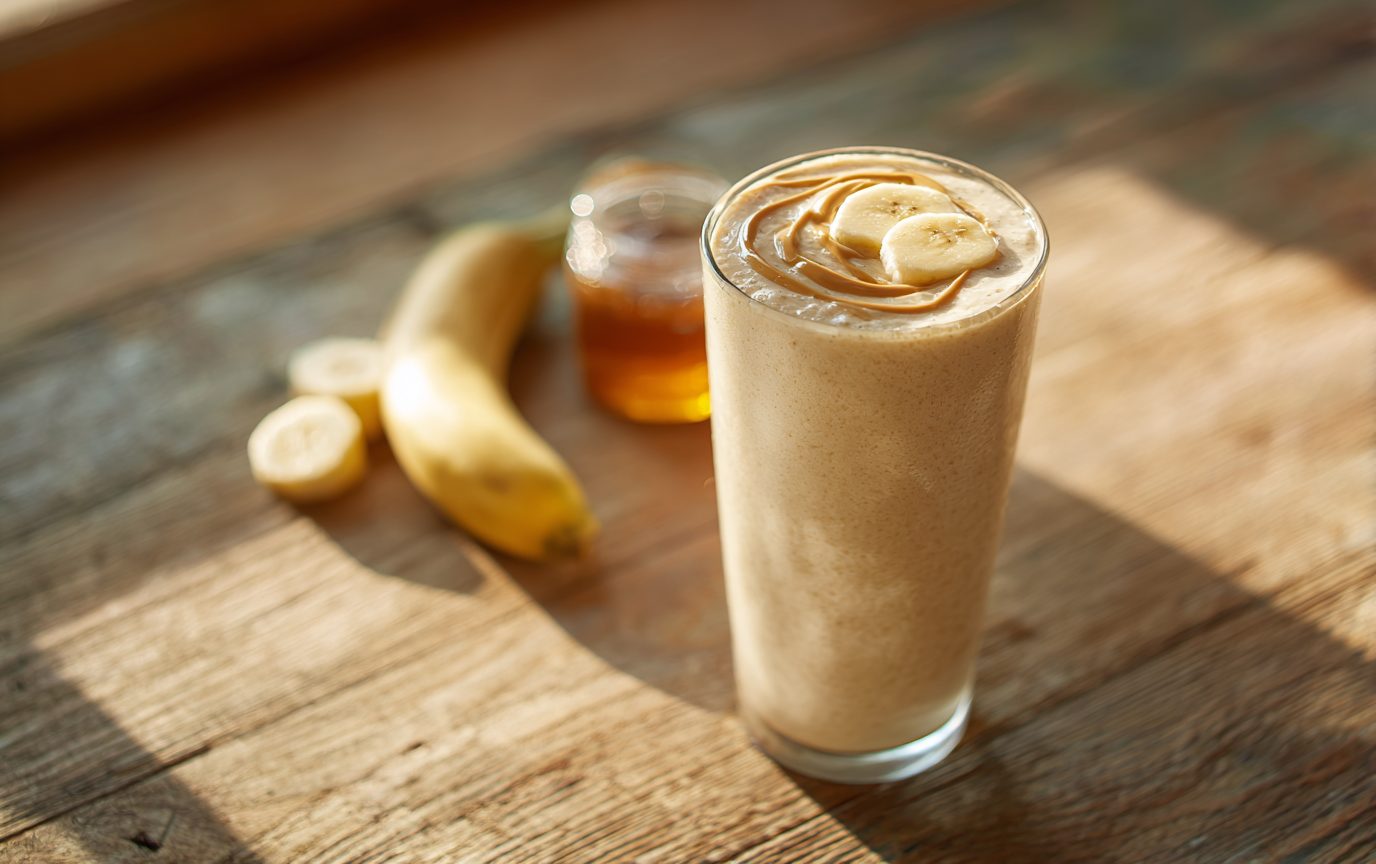 Nutty Banana Shake - Light Orange Bean