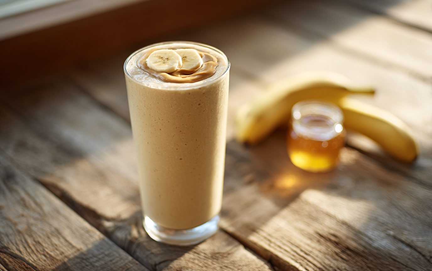 Nutty Banana Shake - Light Orange Bean