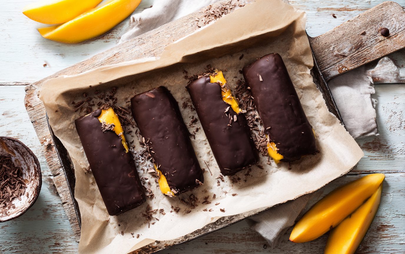 Vegan Mango Bar Ice Cream - Light Orange Bean