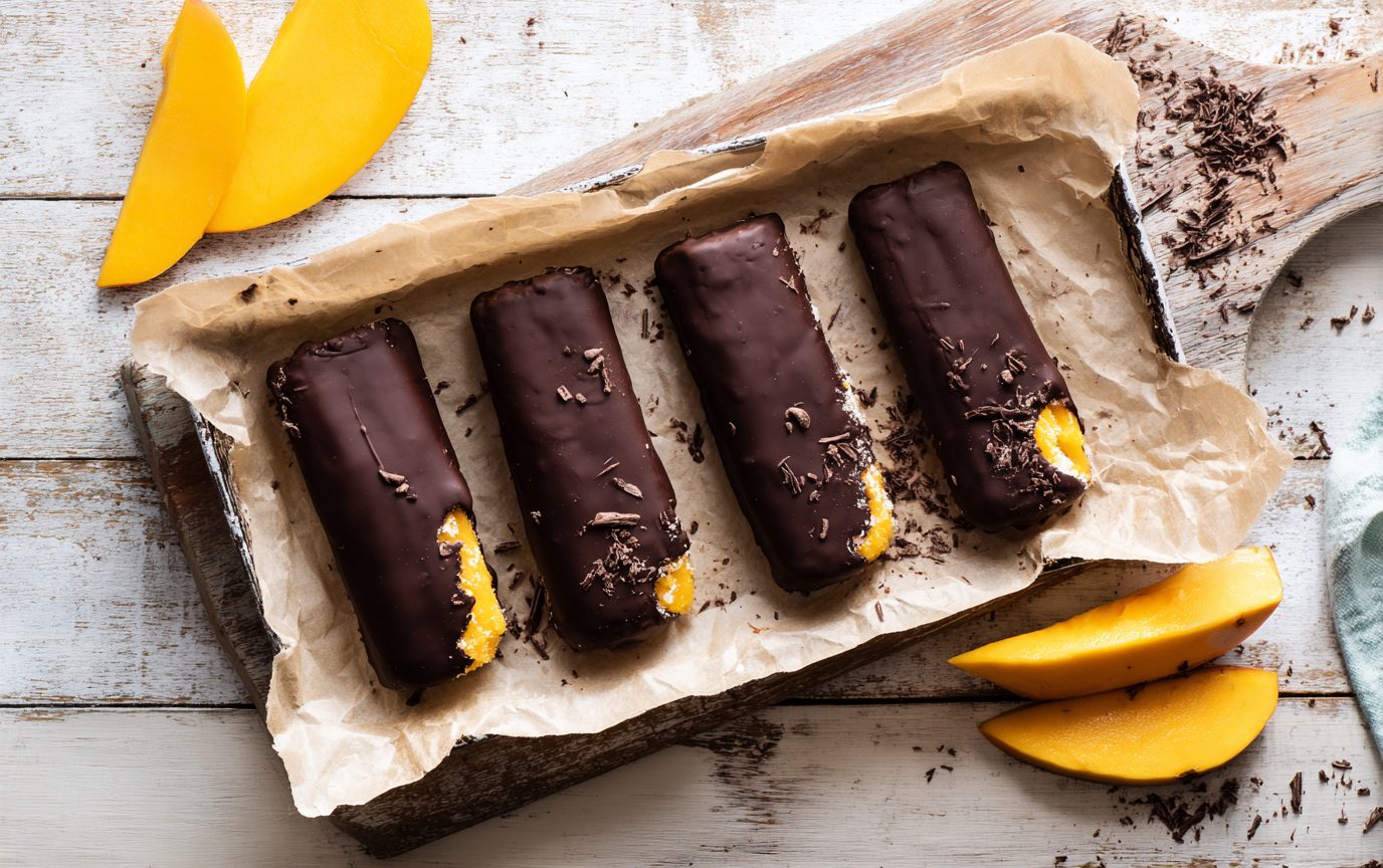 Vegan Mango Bar Ice Cream - Light Orange Bean