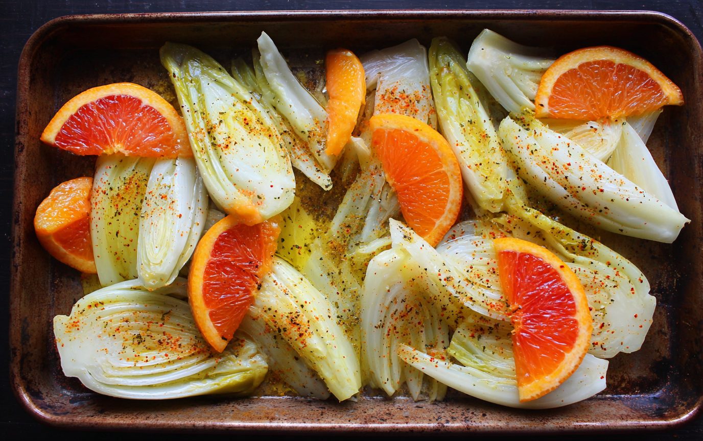 Citrus-Roasted Fennel - Light Orange Bean