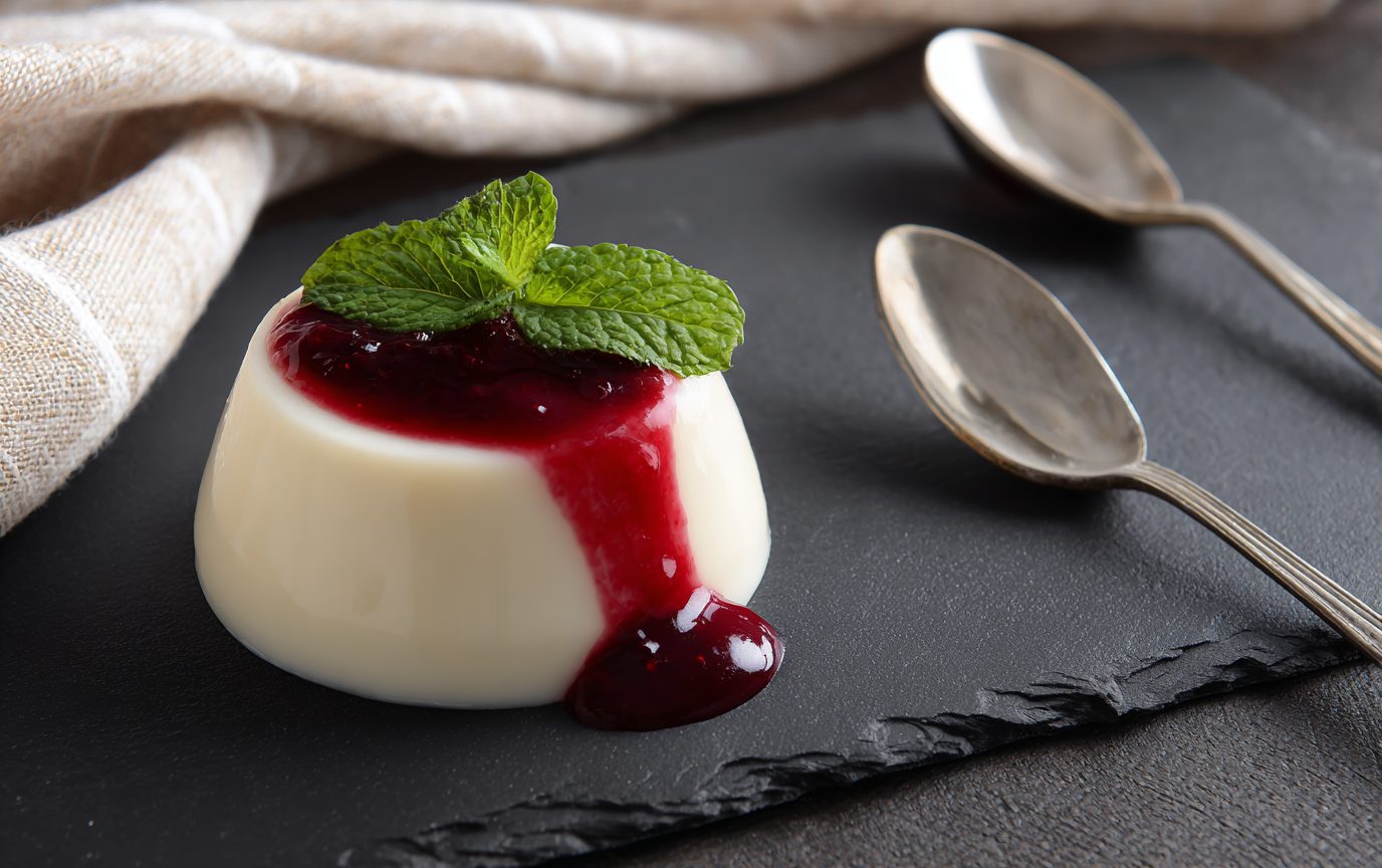 Creamy Coconut Pudding - Light Orange Bean