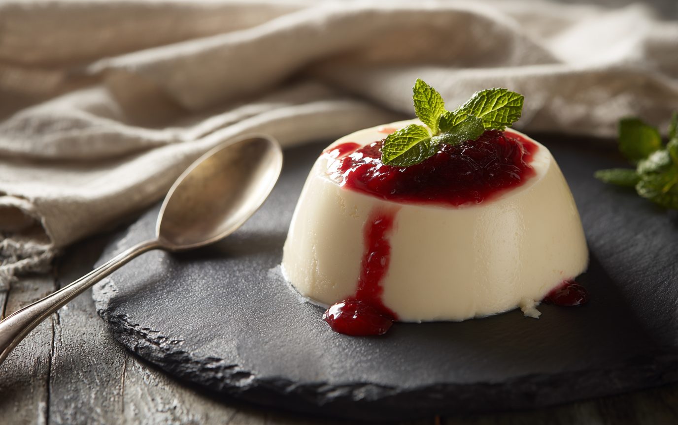 Creamy Coconut Pudding - Light Orange Bean